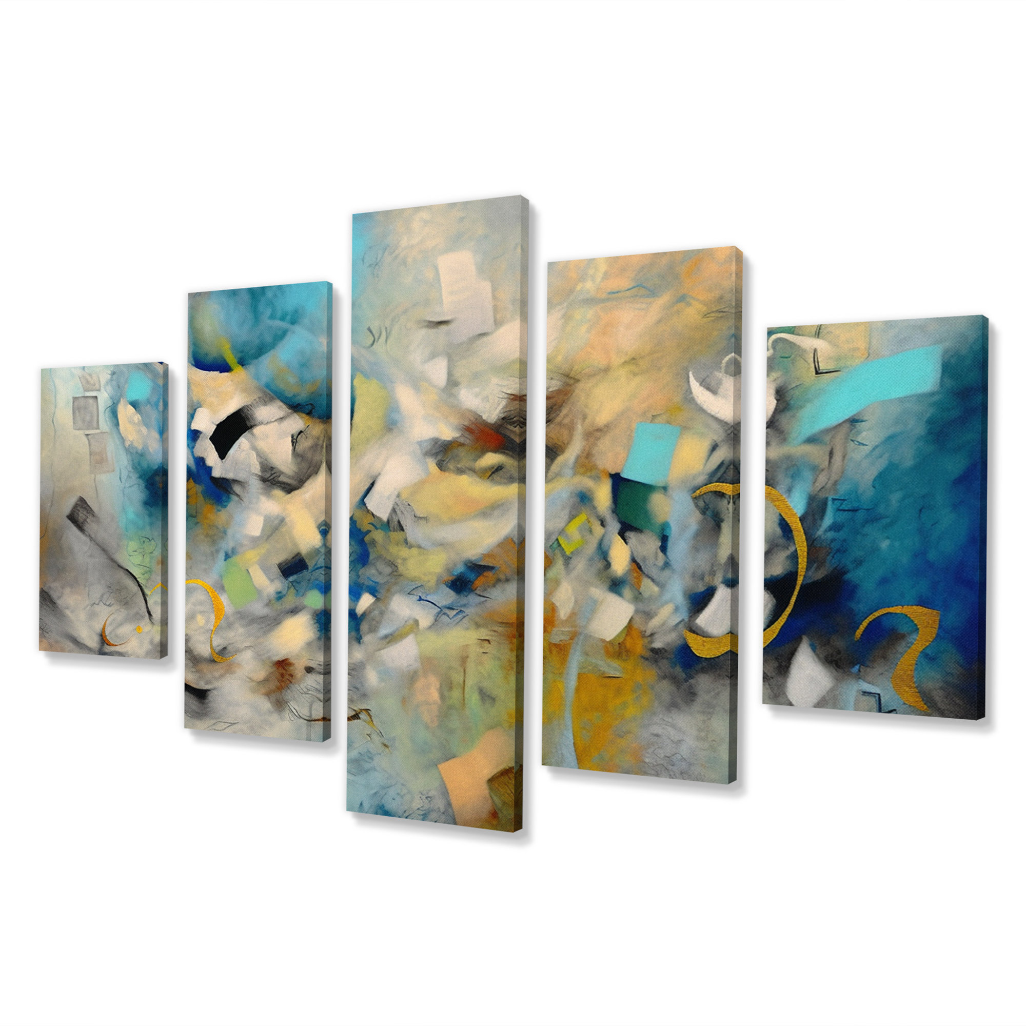 Ivy Bronx Retro Southern Sunset Abstract Expressionism III - Abstract ...