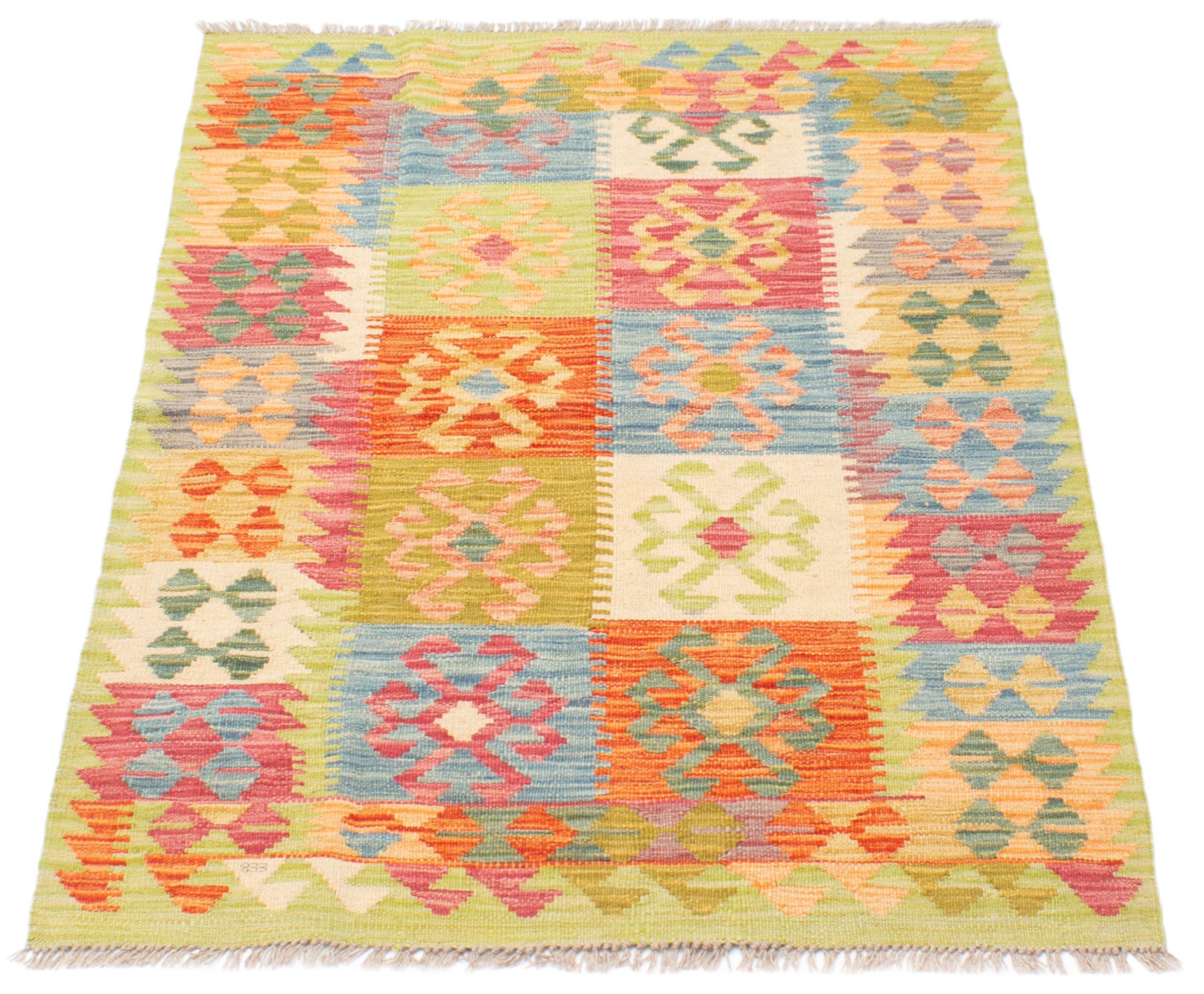 Bungalow Rose Rectangle Prity Rectangle 3'3" X 5' Wool Area Rug | Wayfair
