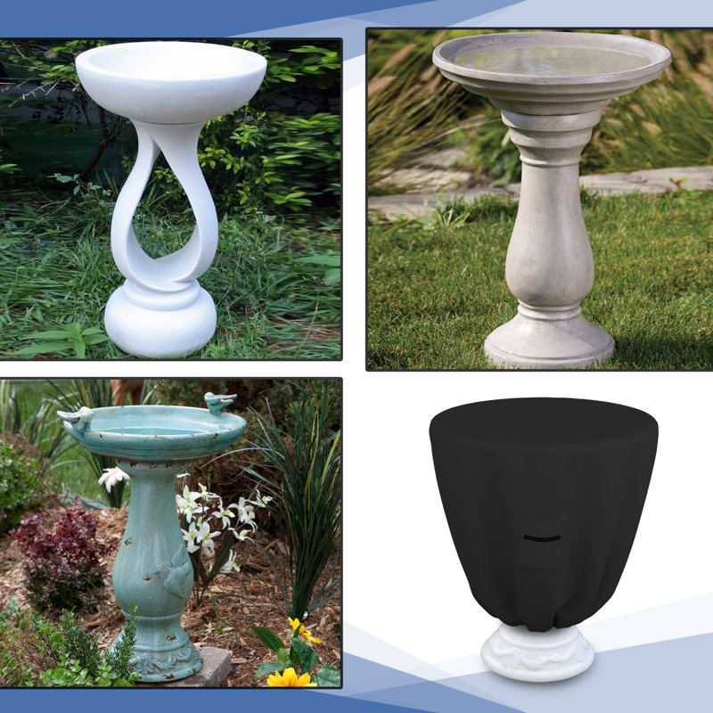 Red Barrel Studio® Heavy-Duty Outdoor Waterproof Bird Bath Cover ...