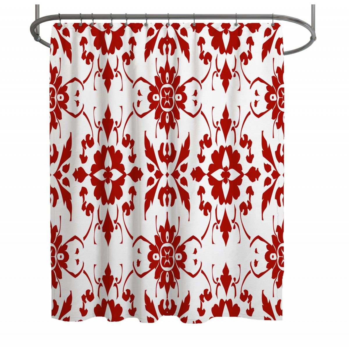 East Urban Home Damask Shower Curtain - Art Bathroom Decor_12484 | Wayfair