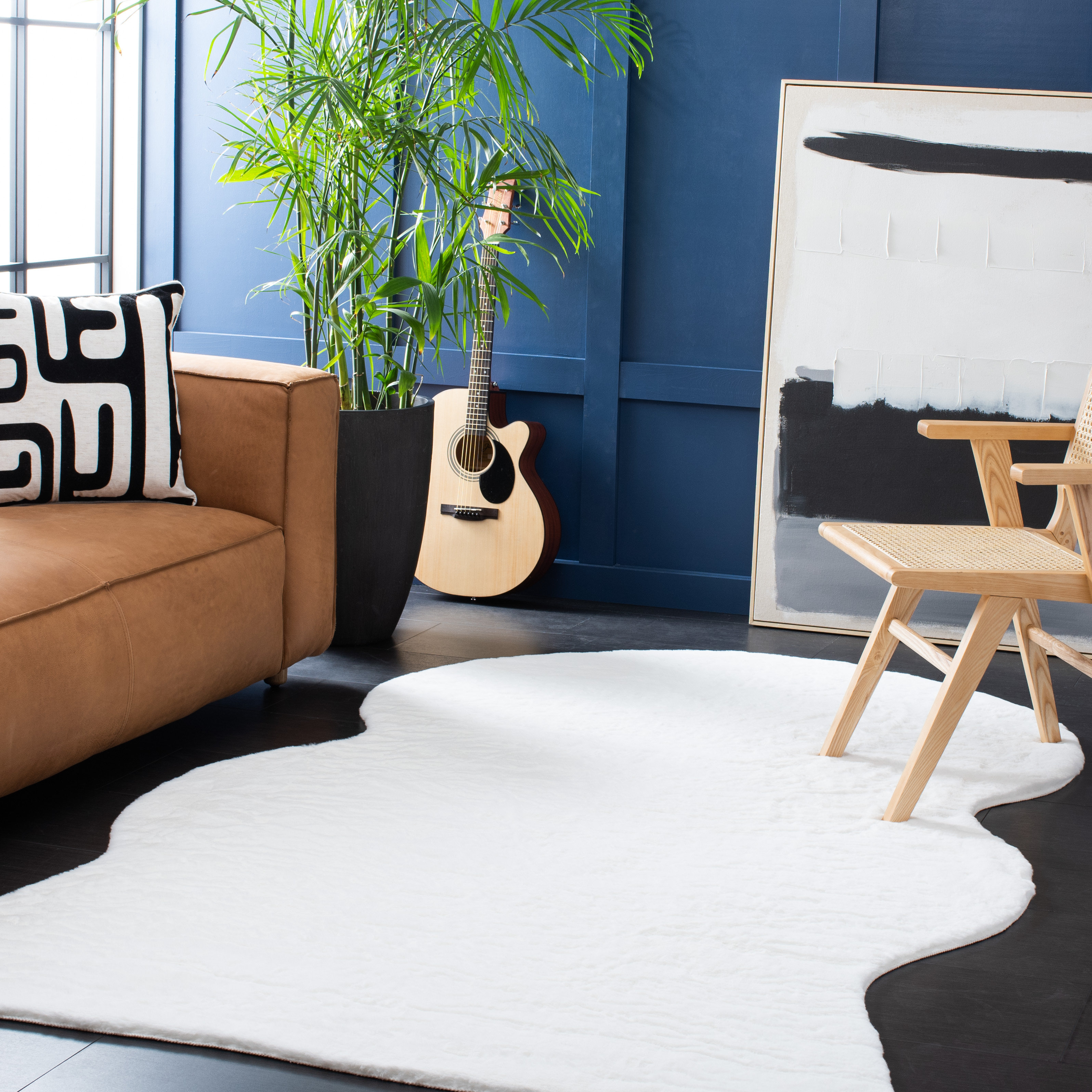 Mercer41 Elleny Performance Solid Color Rug | Wayfair