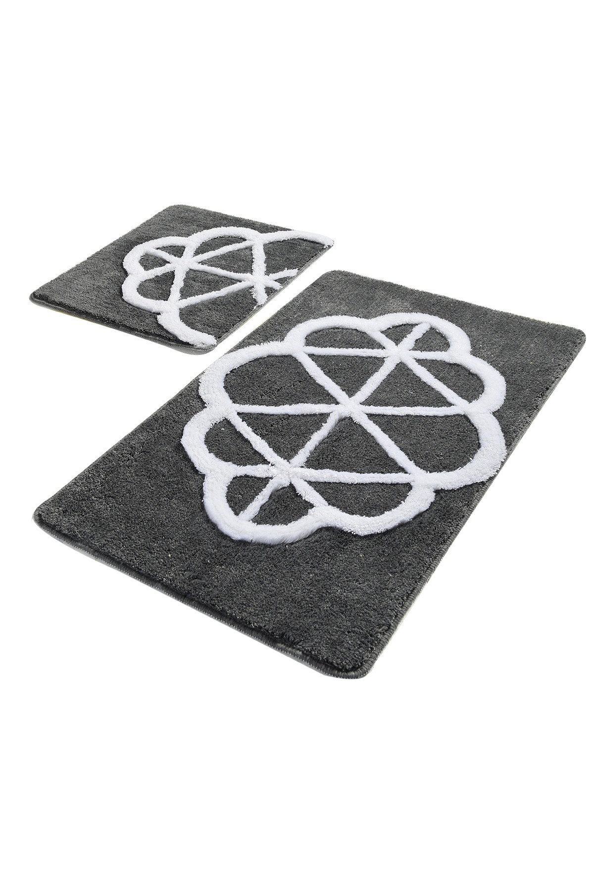 East Urban Home Abstract 2 Piece Bath Rug Set | Wayfair