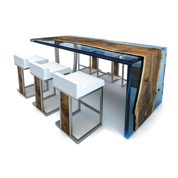 Arditi Collection Feronia Semi-Waterfall Dining Table | Wayfair