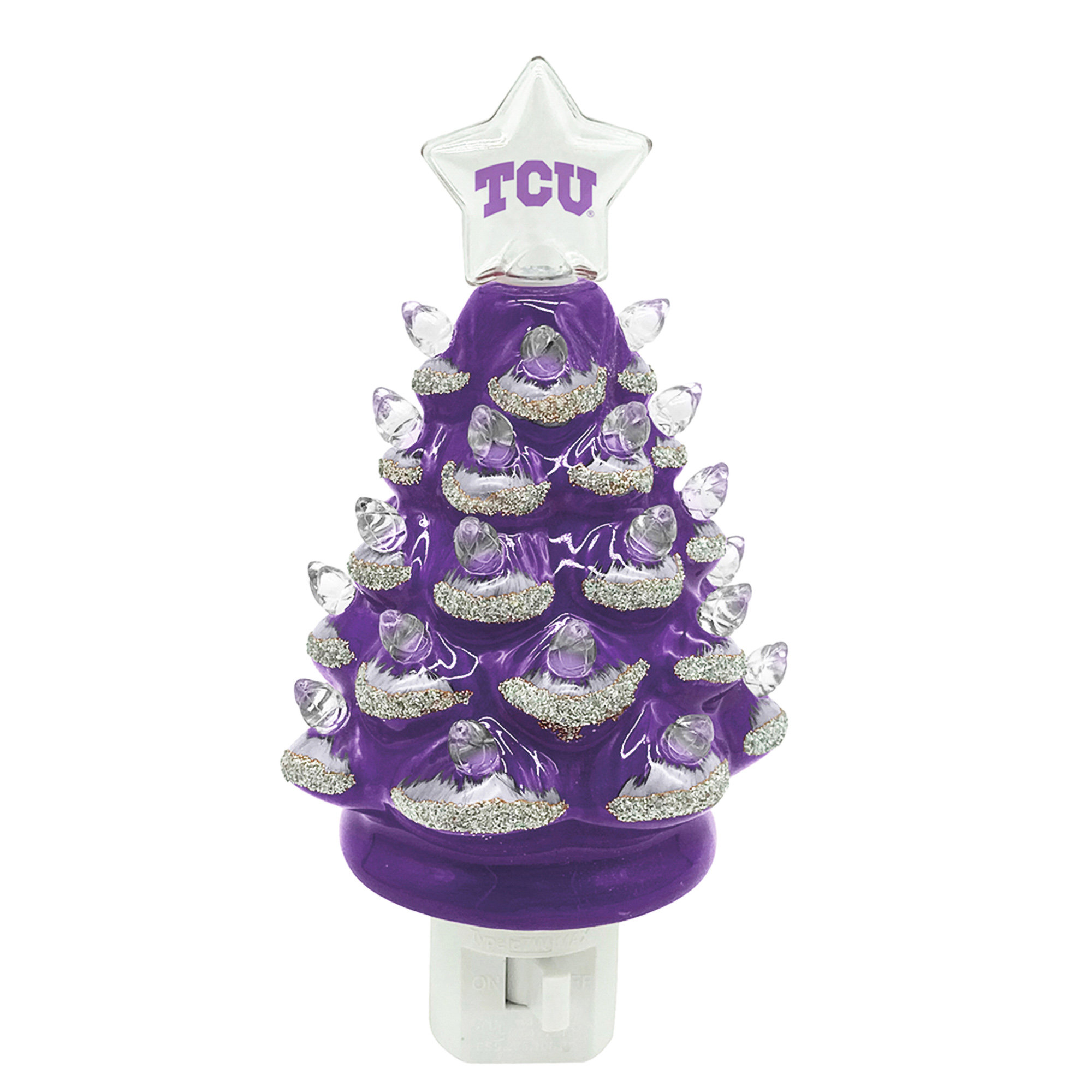 Winston Porter 6.5” TCU Xmas Tree Nite Lite | Wayfair