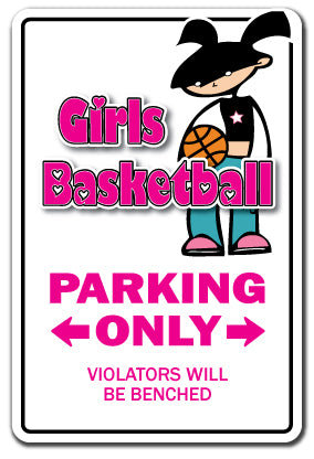 SignMission GIRLS BASKETBALL Decal Team Girl High Junior School Coach ...