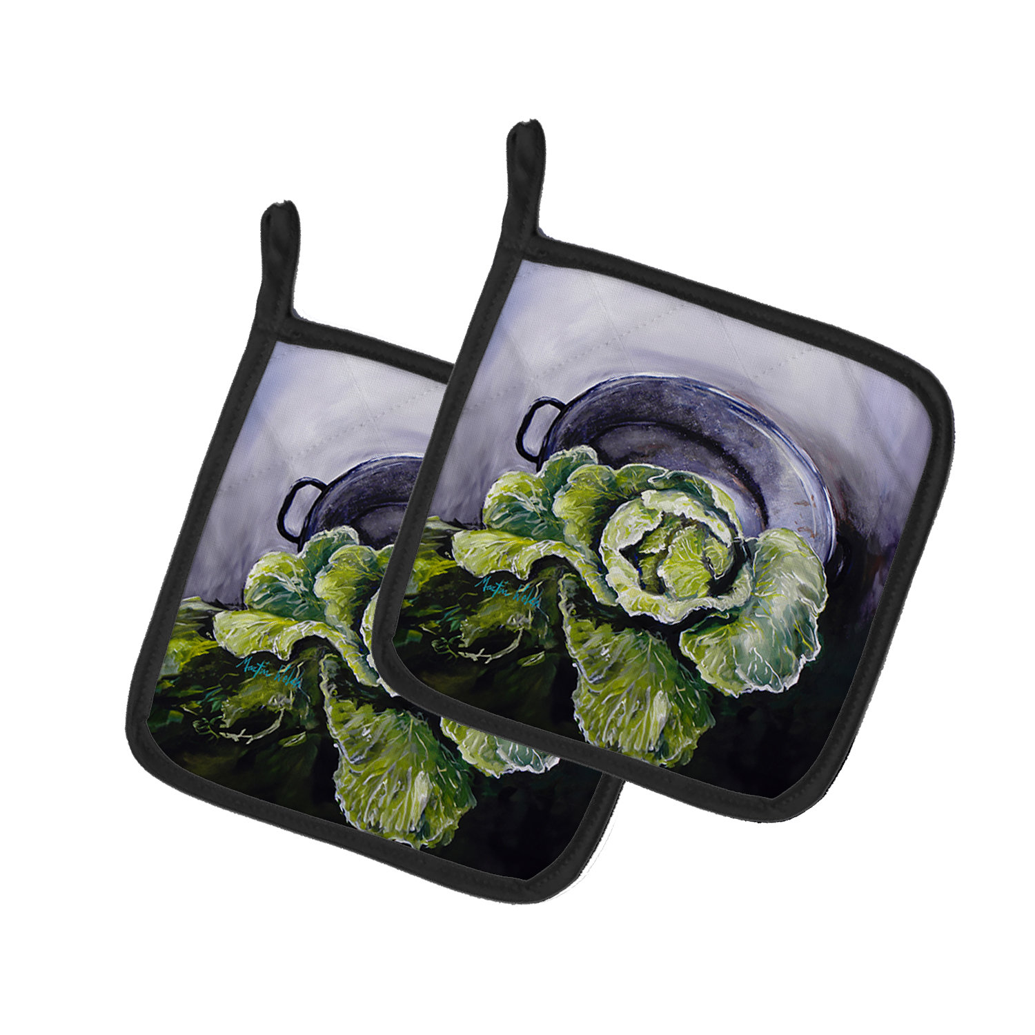 Caroline's Treasures Martin Welch New Artwork Polyester Potholder Set ...