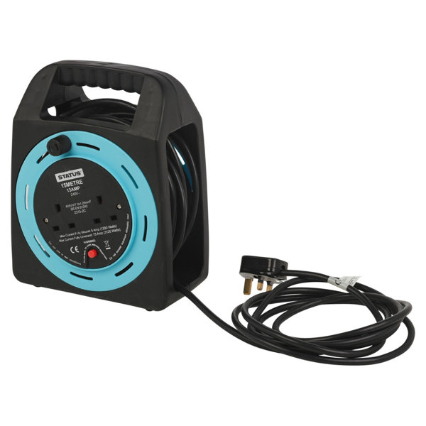 Symple Stuff 15M 13 Amp 240V 2-Gang Outlet Socket Extension Heavy Duty ...