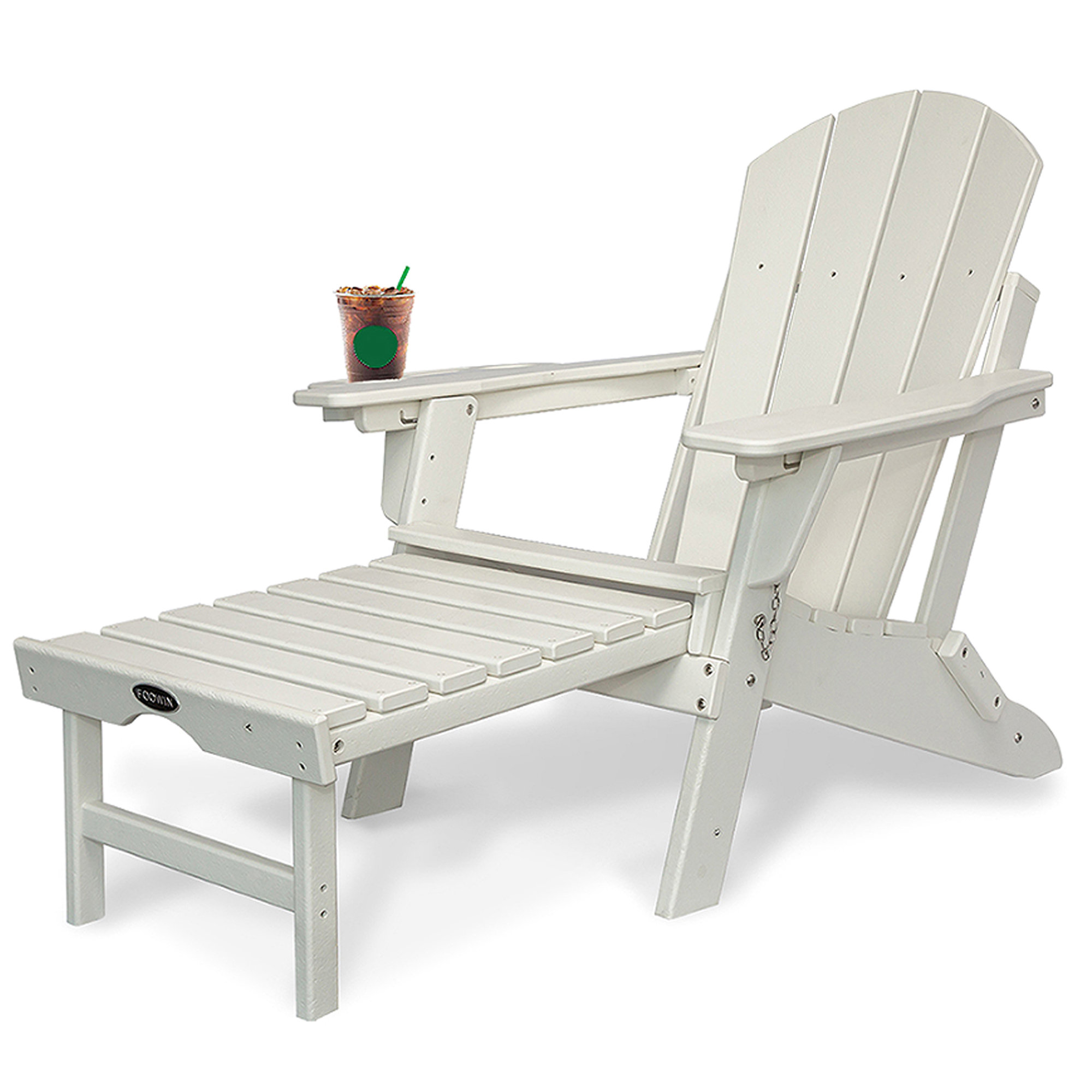 Highland Dunes Adjustable Backrest Adirondack Chair HDPE Adirondack ...