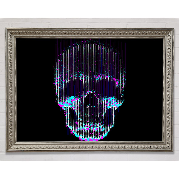 Bright Star Distorted Skull - Single Picture Frame Art Prints | Wayfair ...