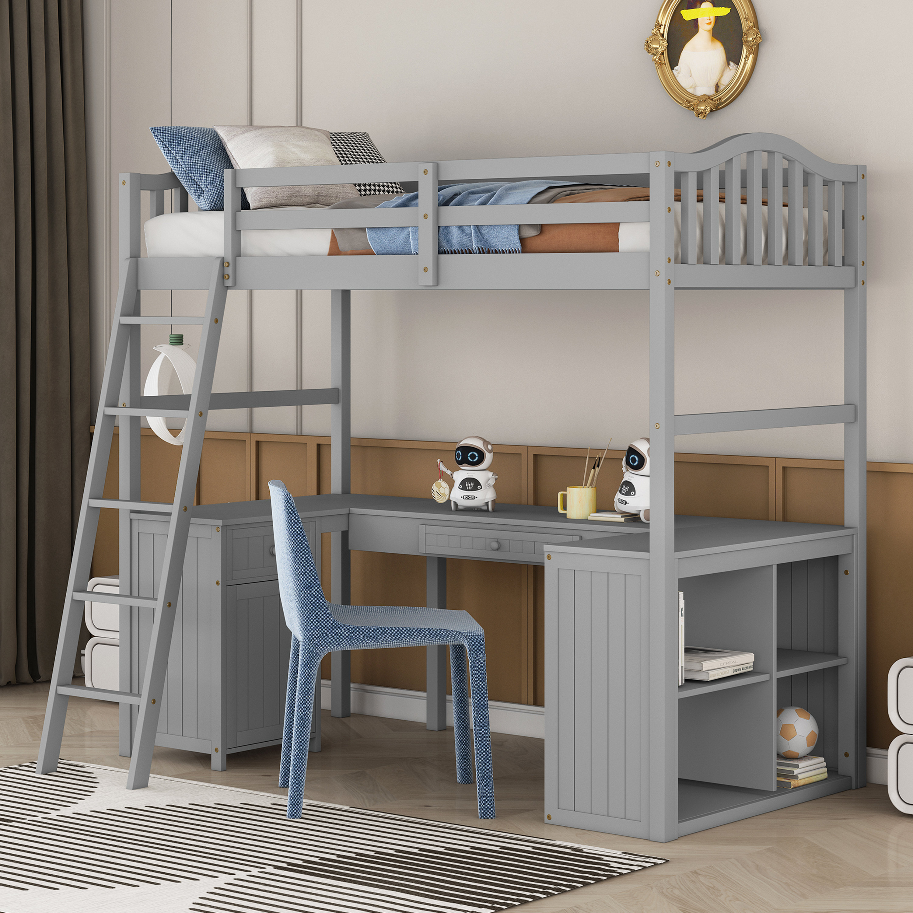 Harriet Bee Parmelee Kids Twin Loft Bed - Wayfair Canada