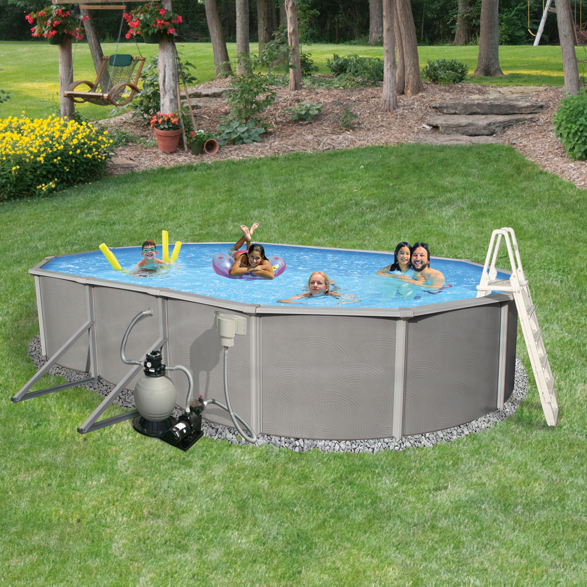 Blue Wave Products Steel Hard Sided Pool & Reviews | Wayfair