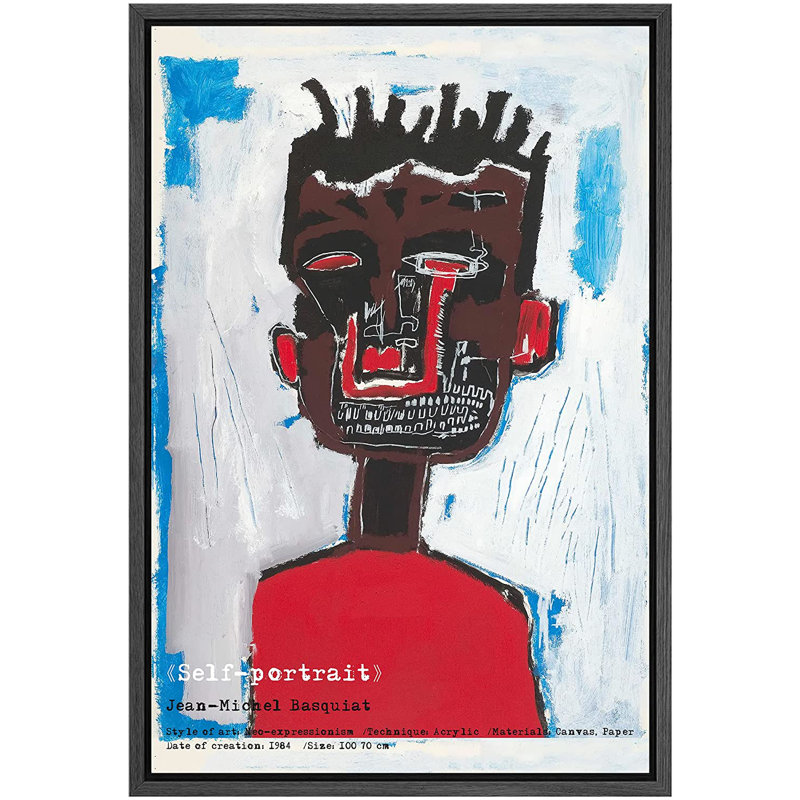SIGNLEADER Basquiat Pop Culture Master Artist Fine Art Illustrations ...