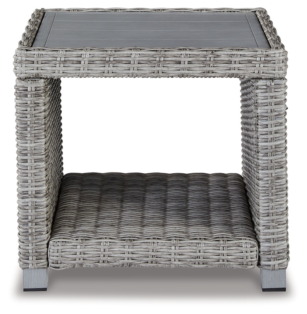 Latitude Run® Lylou Wicker Side Table | Wayfair