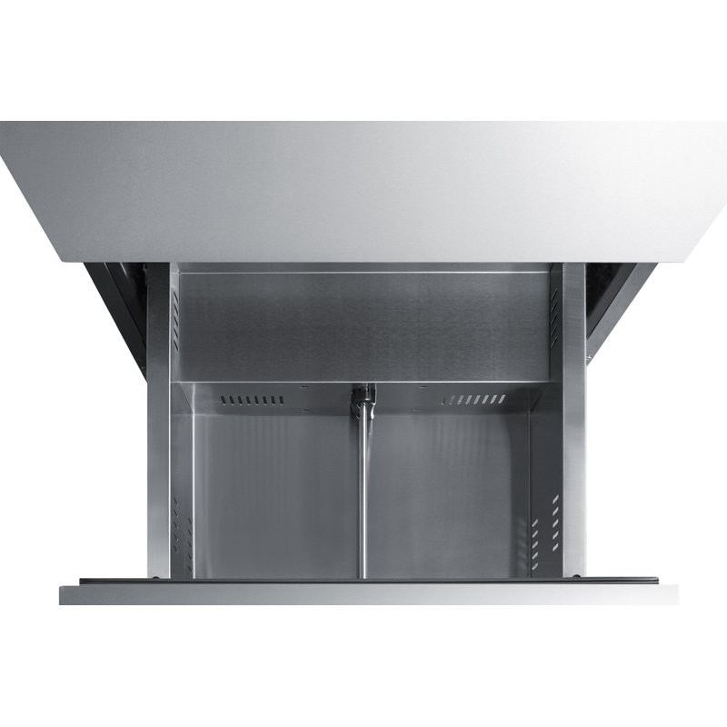 Summit Appliance 3.5 cu. ft. Garage Ready Frost-Free Undercounter ...