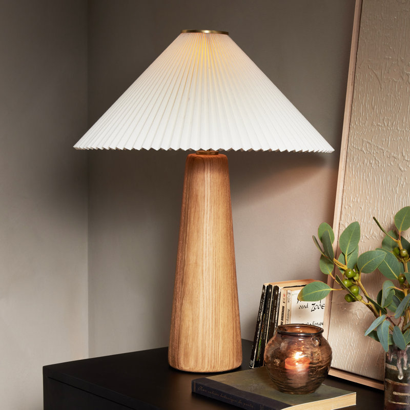 Joss & Main Anabelle Solid Wood Table Lamp | Wayfair