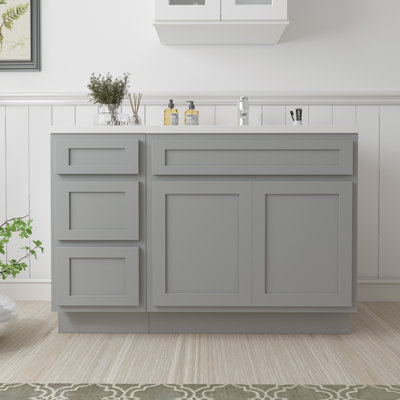 Home Beyond 48 Single Bathroom Vanity Base Only & Reviews | Wayfair