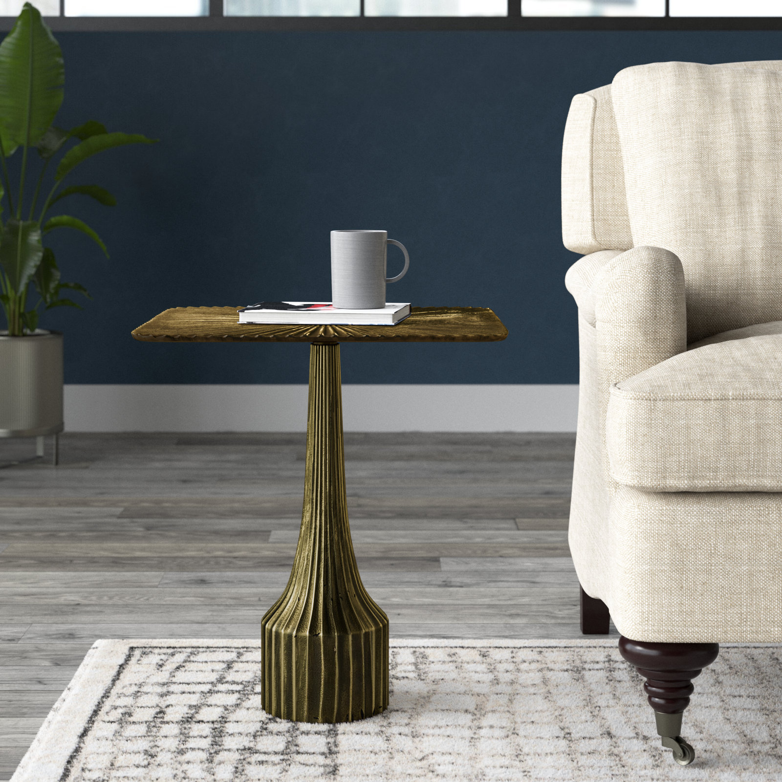 Trent Austin Design® Abbeville Pedestal End Table | Wayfair