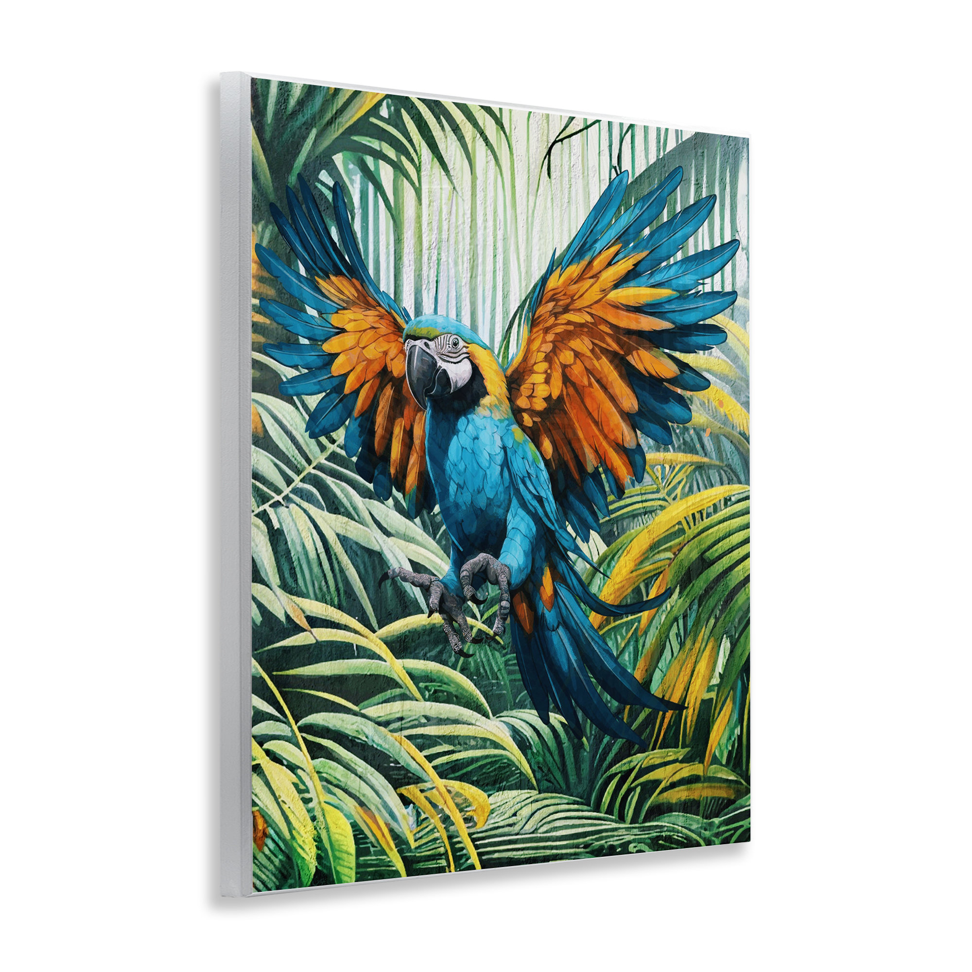 Dakota Fields Parrot in Flight Wall Plaque Art by Karen Smith | Wayfair