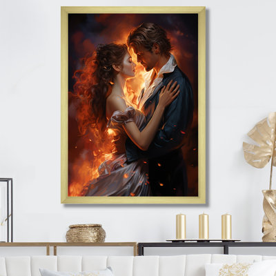 dancing couple wall art