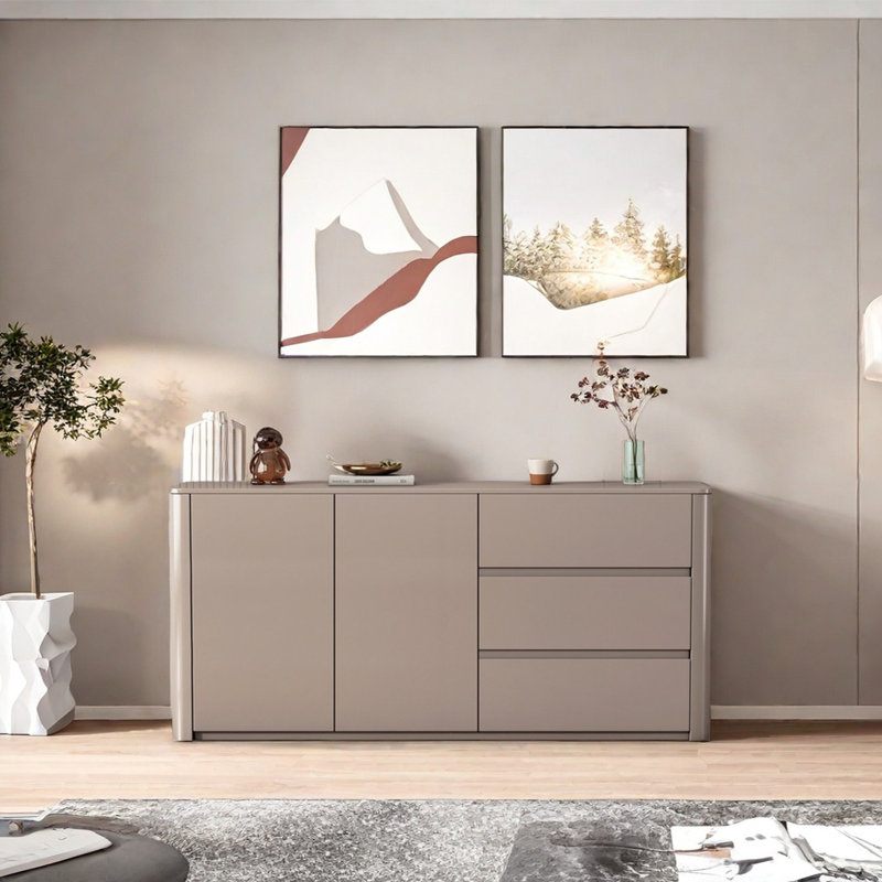 Vivid Space Creation Modern Minimalist Sideboard Cabinet | Wayfair