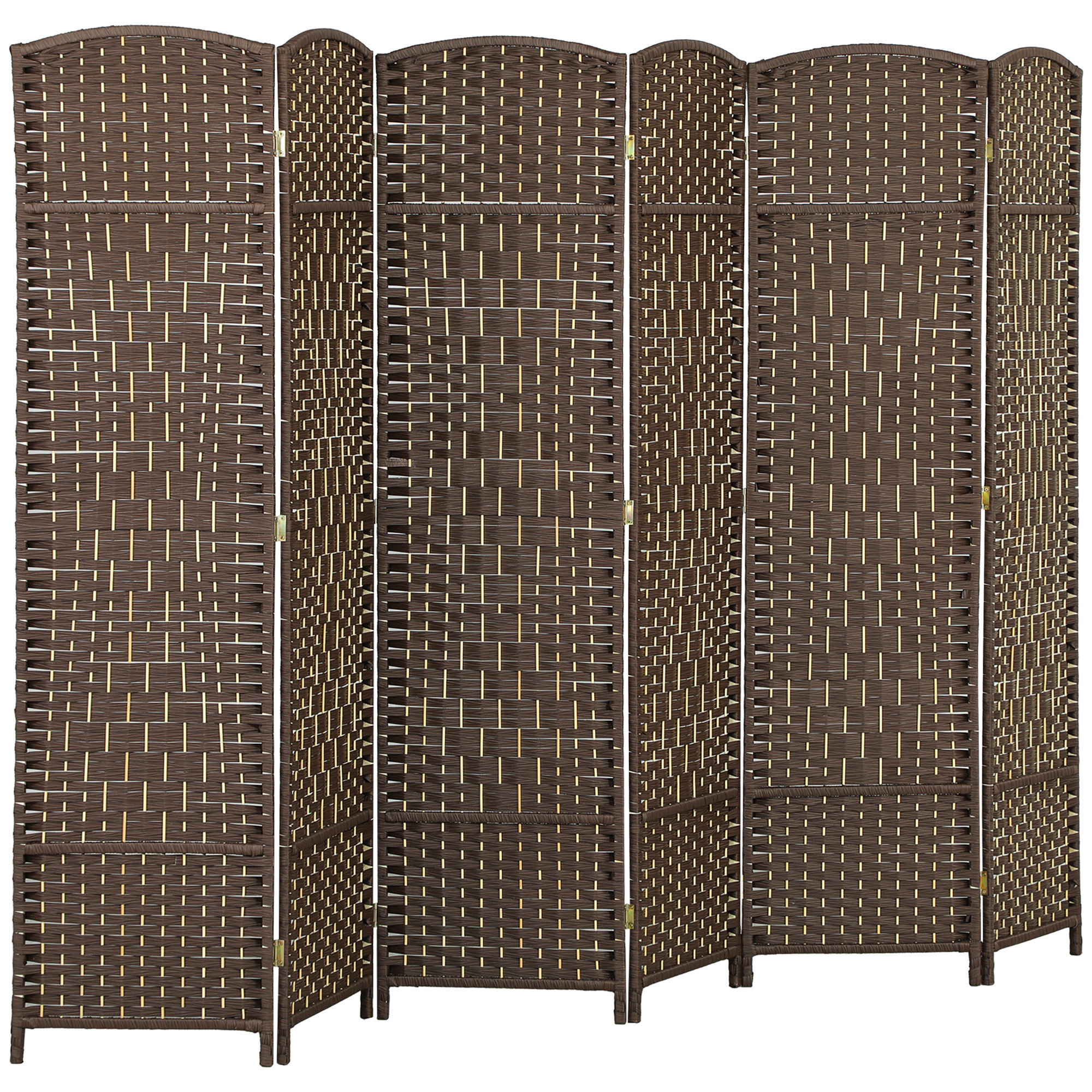 Winston Porter 6 Panel Room Divider, 6' Tall Folding Privacy Screen ...