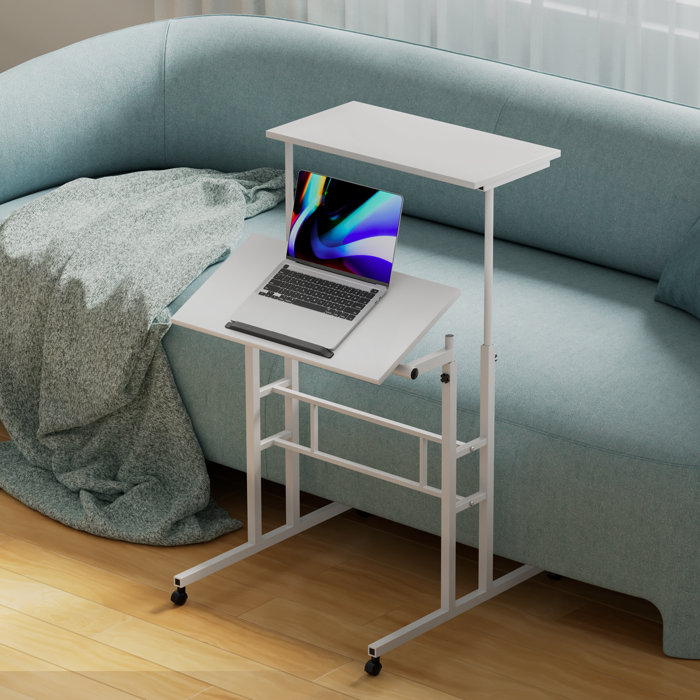 Bring Home Furniture Computer Desk with Tilting Table, Adjustable Small ...