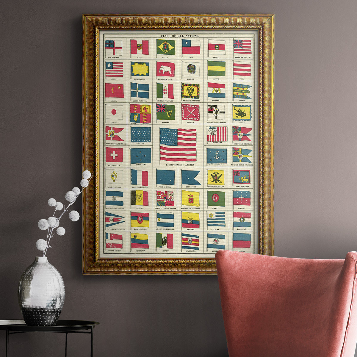 Trinx " Flags Of All Nations III " - Wayfair Canada