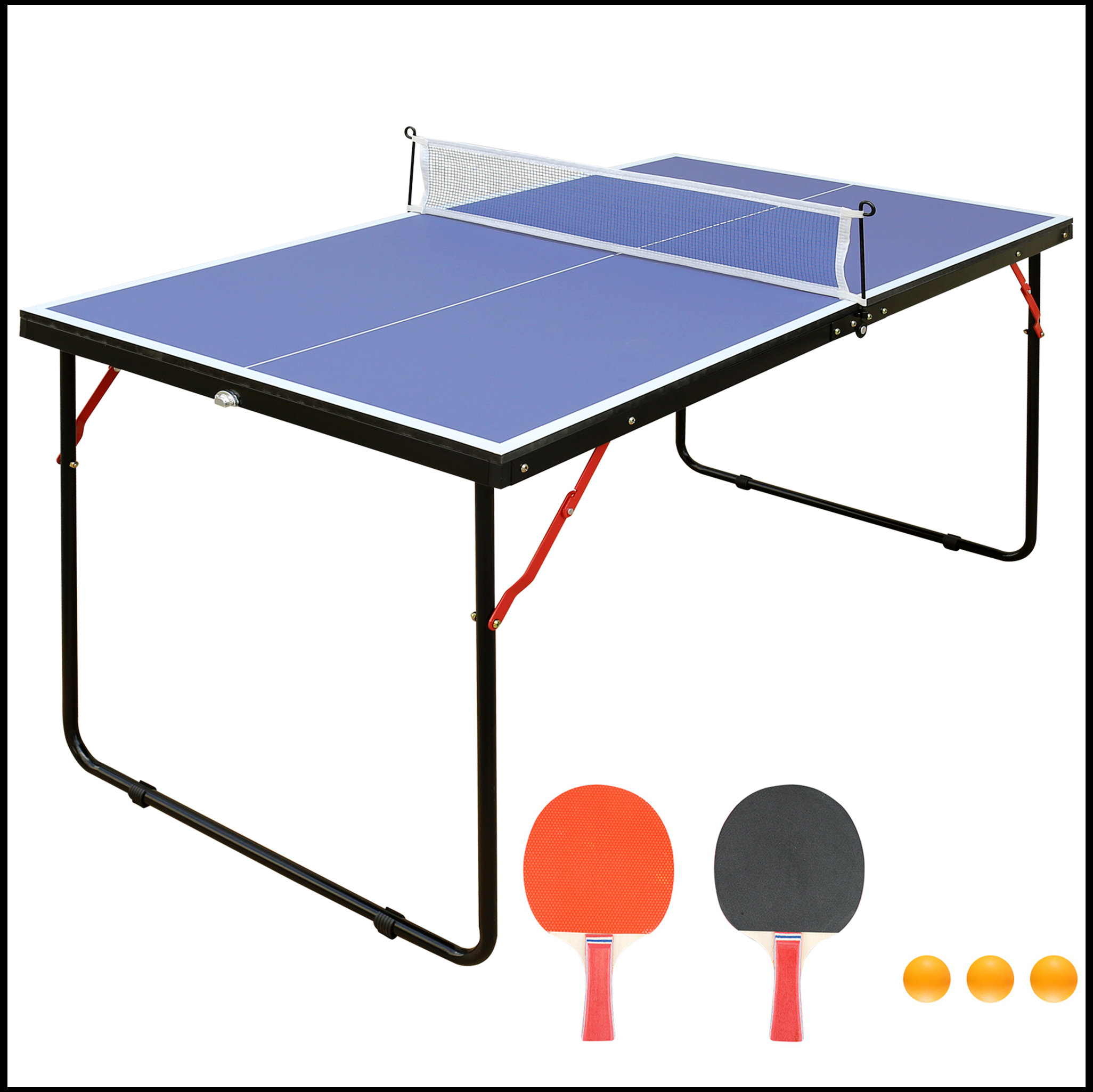 Ebern Designs Tysheia Ebern Designs Table Tennis Table Foldable ...