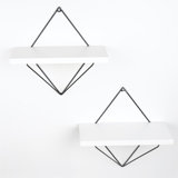 Floating Metal Wall & Display Shelves You'll Love | Wayfair