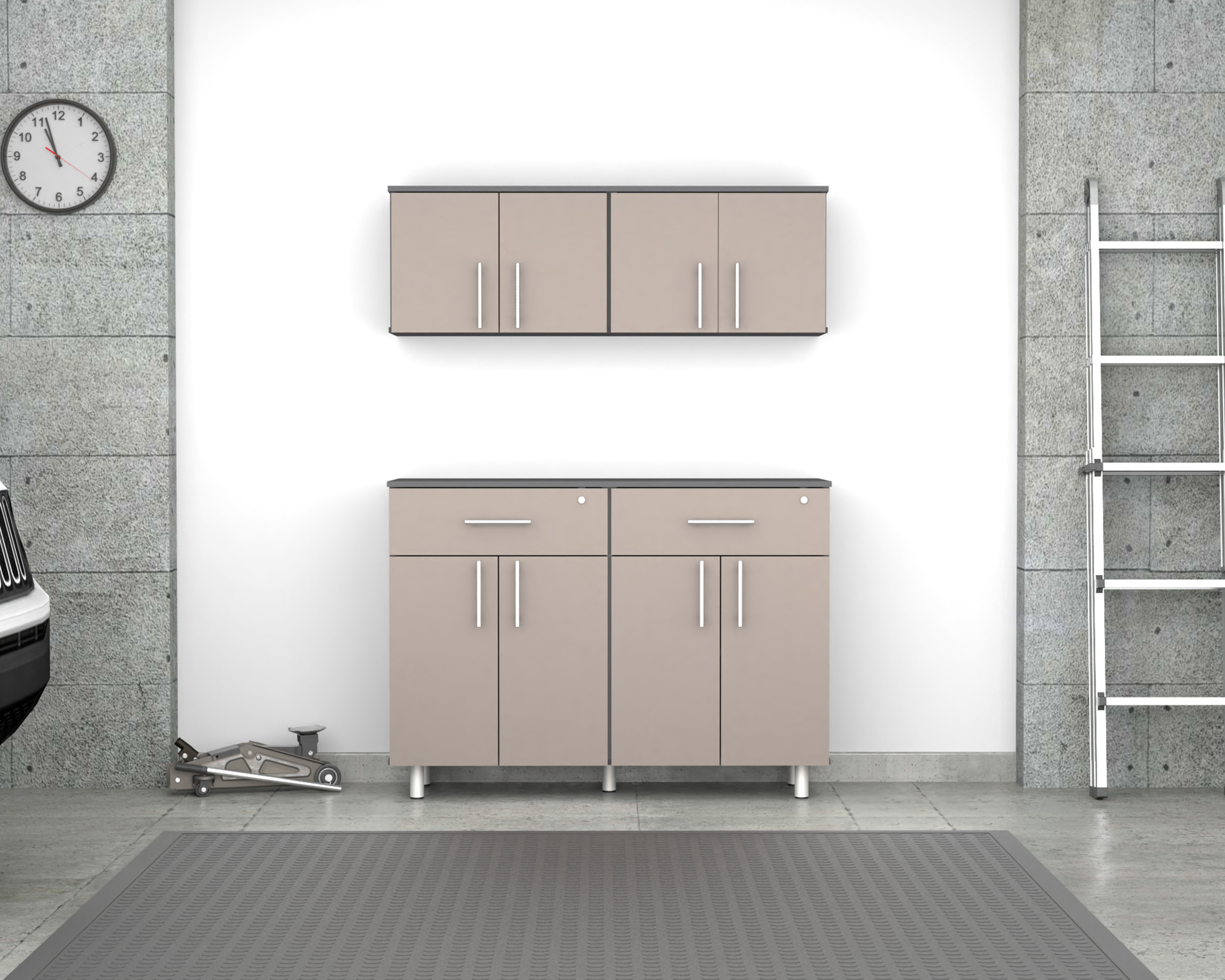 George Oliver Kalimah 2 Piece Storage System | Wayfair