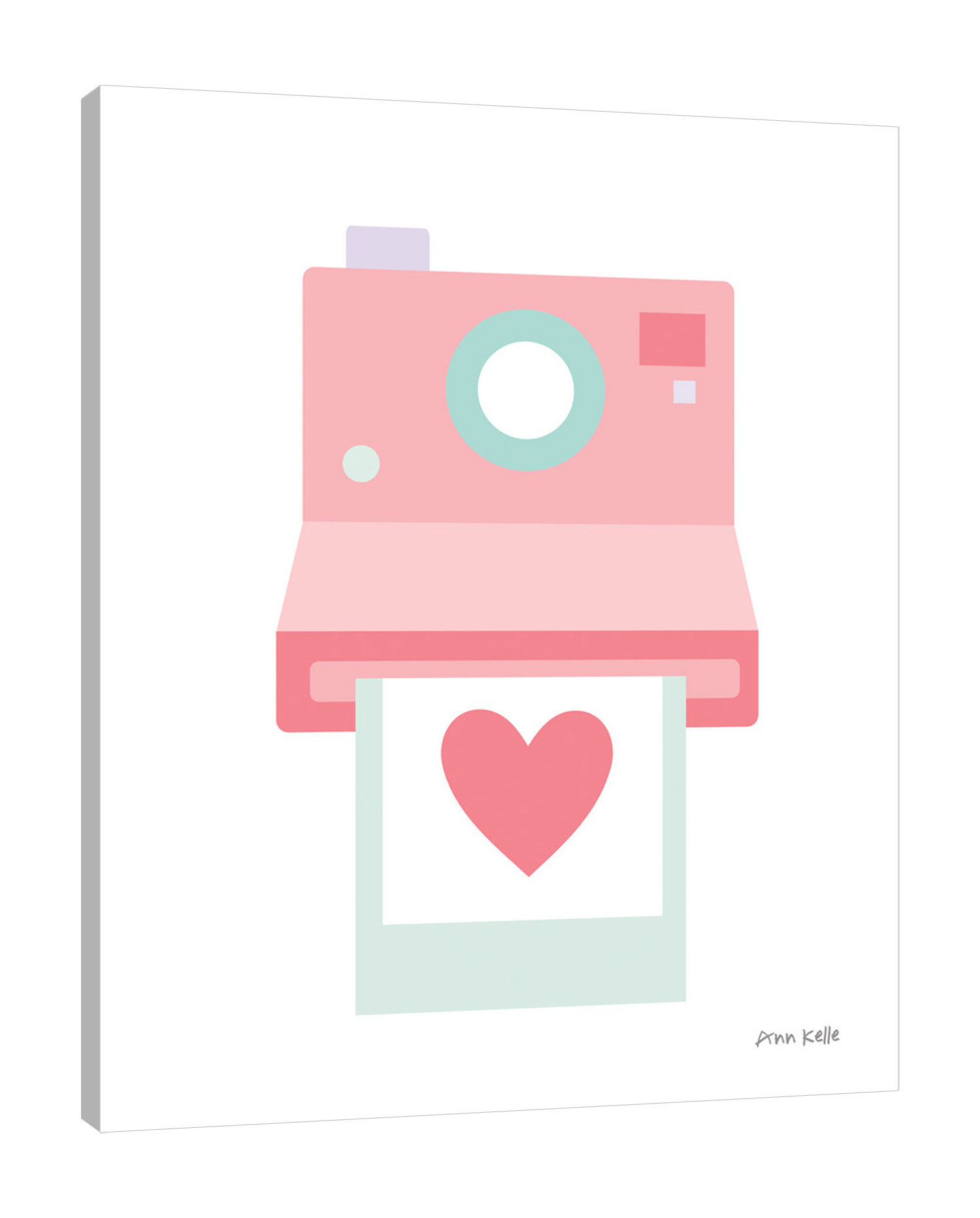 Red Barrel Studio "Polaroid Camera" Gallery Wrapped Canvas By Ann Kelle ...