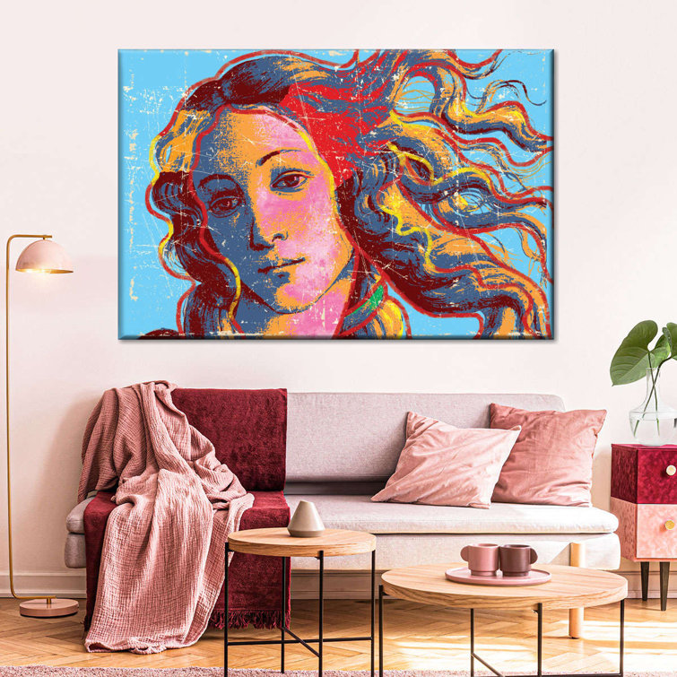 Red Barrel Studio® Pop Style Birth Of Venus Canvas Print On Canvas by ...