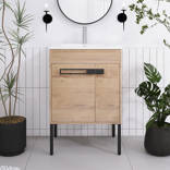 Wrought Studio 24'' Single Bathroom Vanity with Ceramic Top | Wayfair