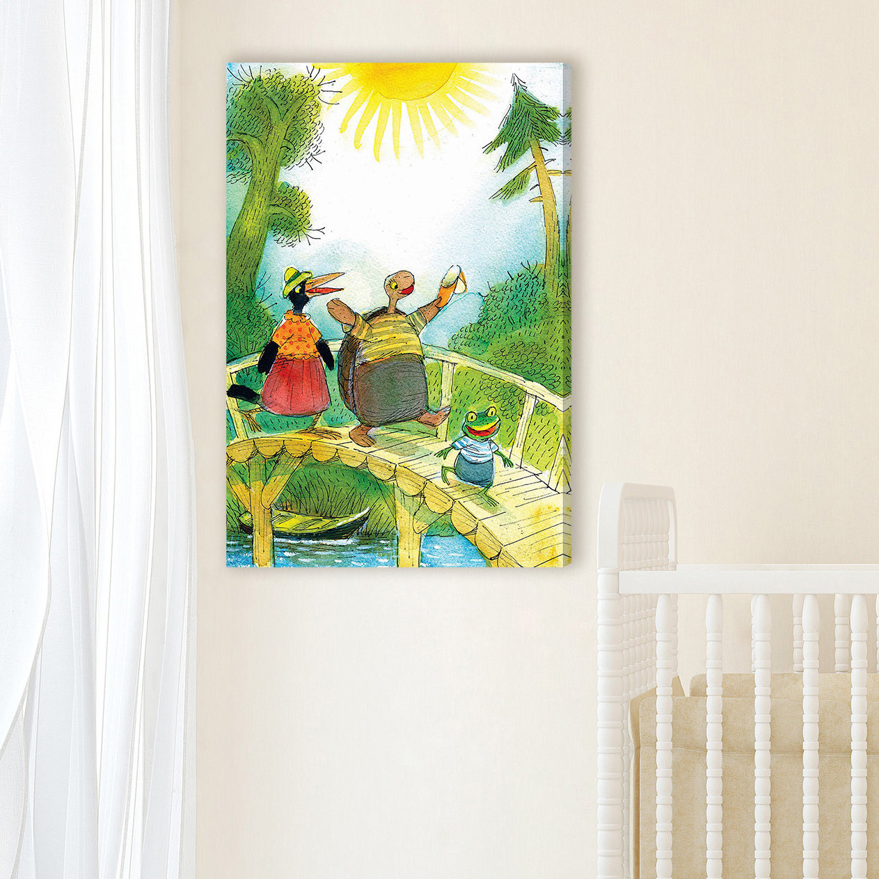 Zoomie Kids 'Walk' Print on Wrapped Canvas | Wayfair