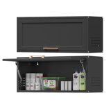 Ebern Designs Armoire murale en métal avec portes, armoire à pharmacie ...