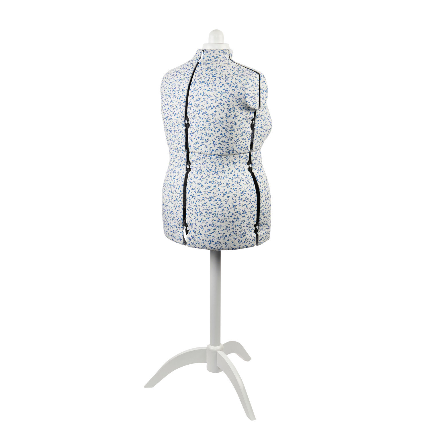 Rosalind Wheeler Adjustable Dressmakers Dummy, Blue Sugar Ditsy Fabric ...