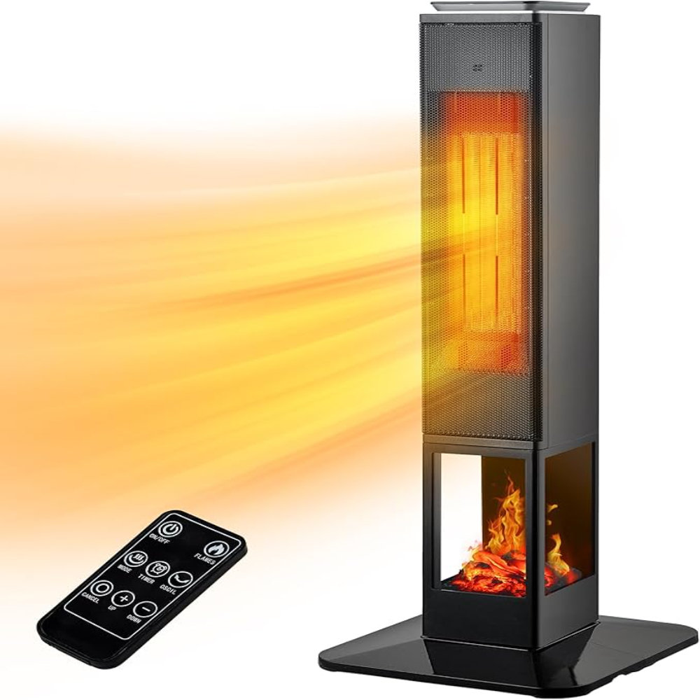 BUILTCO Chaufferette Uthfy 31 po pour l'intérieur, grande pièce, tour ...