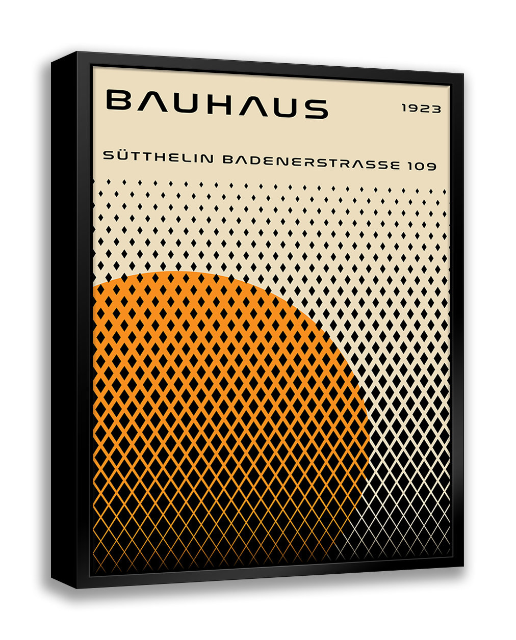 ATX Art Group LLC Bauhaus Geometric Yellow by Stanley Print House - on ...