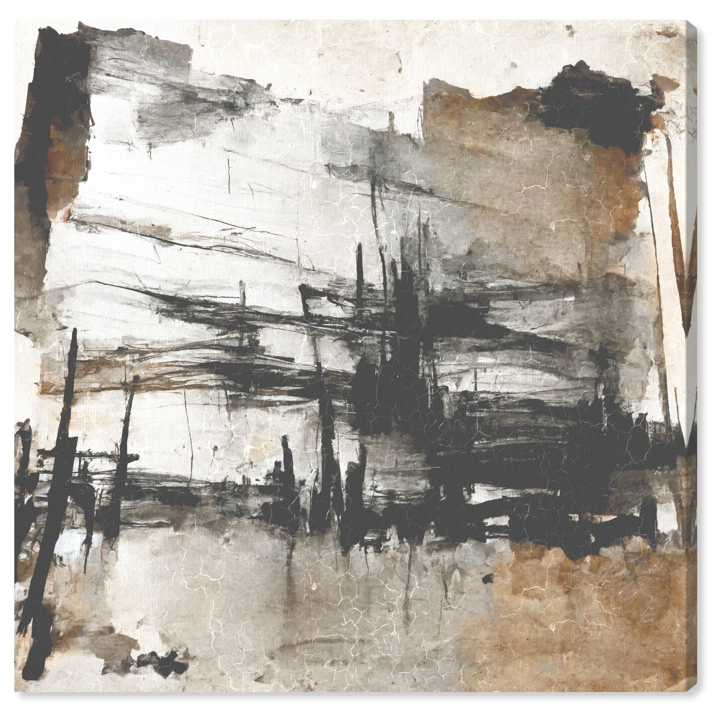 Wrought Studio™ Rockspring Hut On Canvas by Wynwood Studio Print | Wayfair