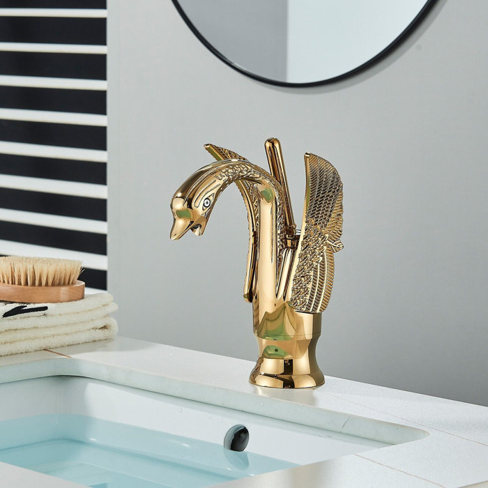 Senlesen Single Hole Faucet Single-handle Bathroom Faucet | Wayfair