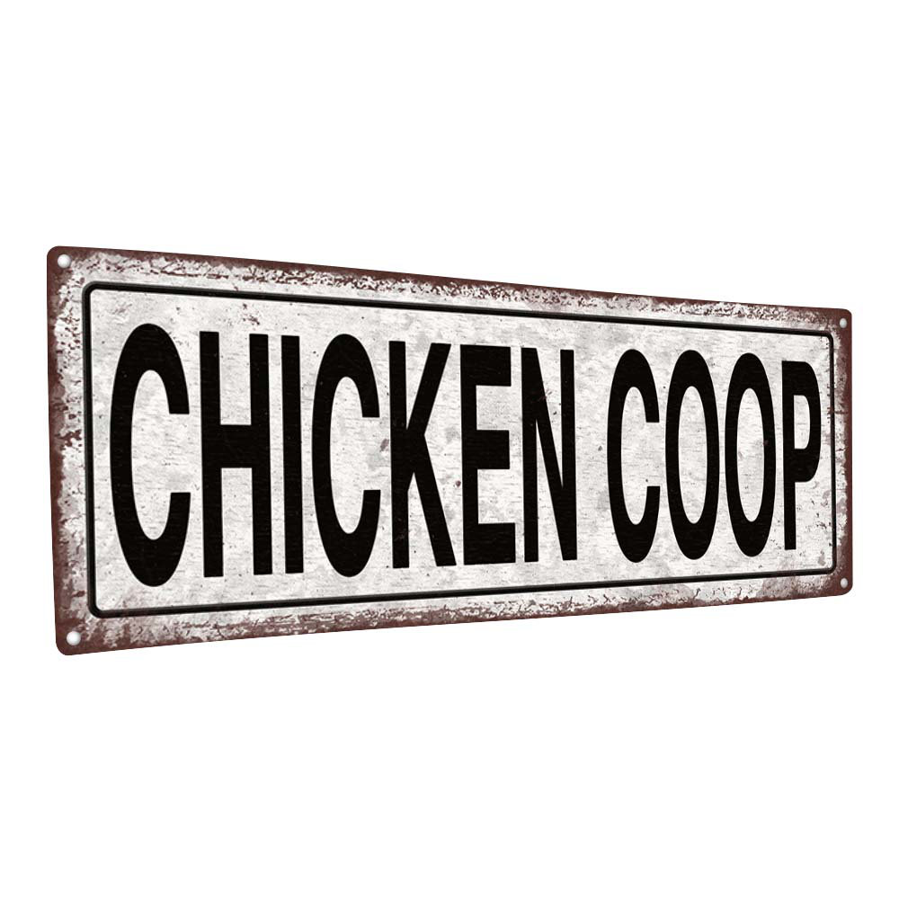 Gracie Oaks Rustic Chicken Coop Metal Sign On Metal Print | Wayfair