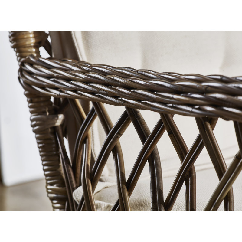 Rosecliff Heights Bering Cross Back Arm Chair & Reviews | Wayfair