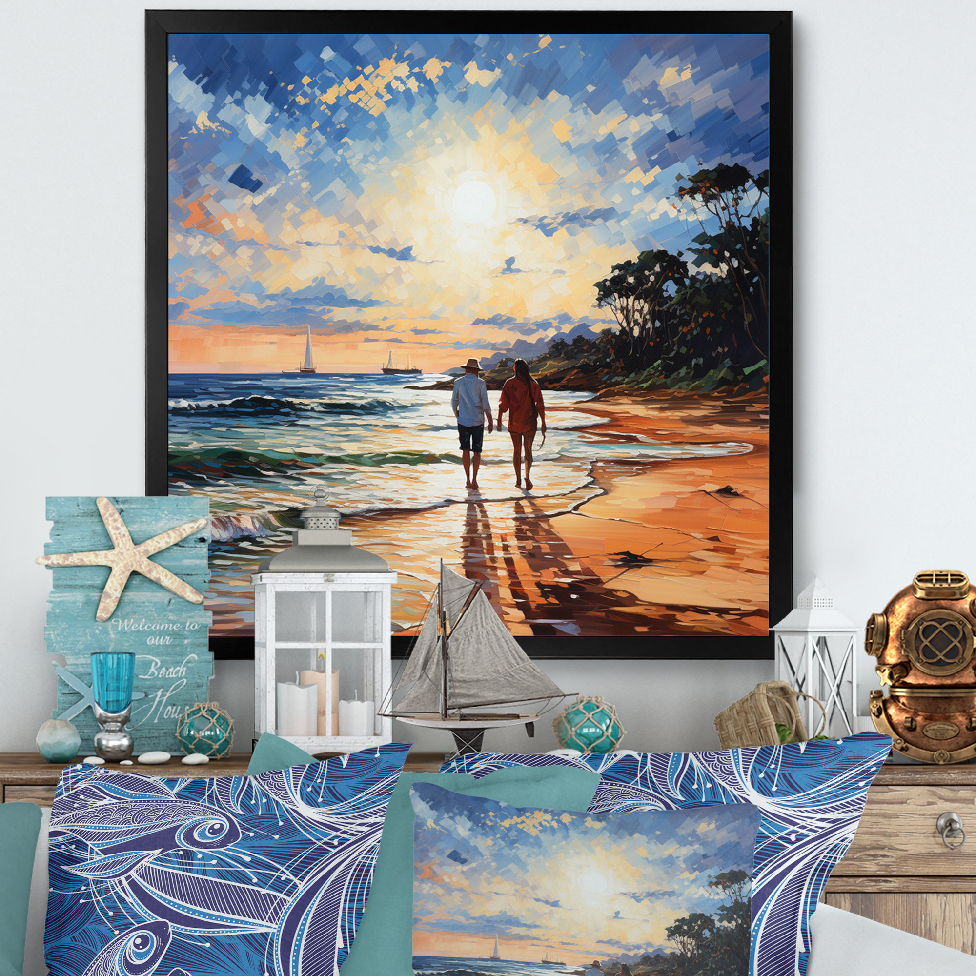 Highland Dunes Beach Photo Seaside Stroll II - Wayfair Canada