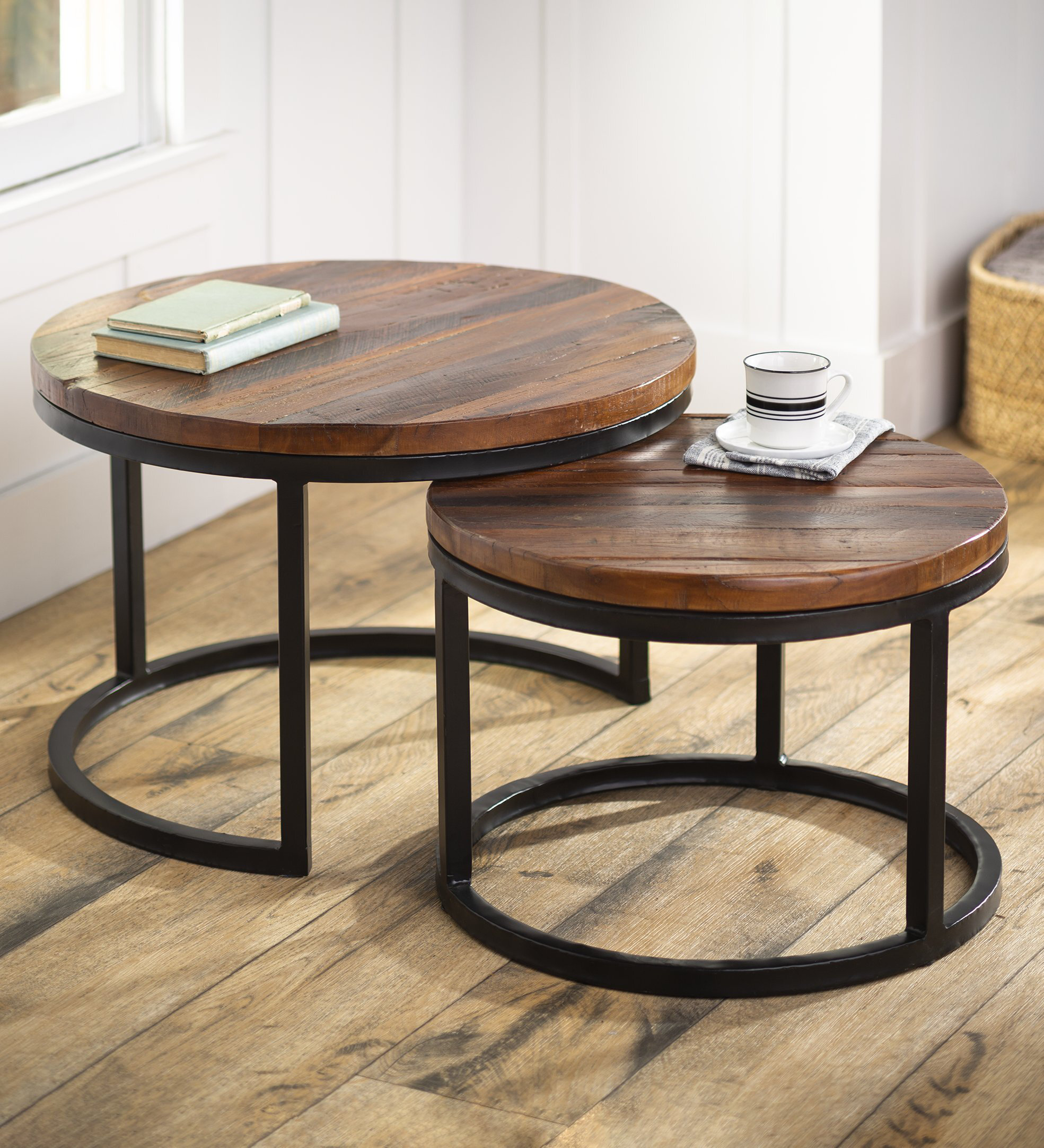 Plow & Hearth Frame 2 Nesting Tables | Wayfair