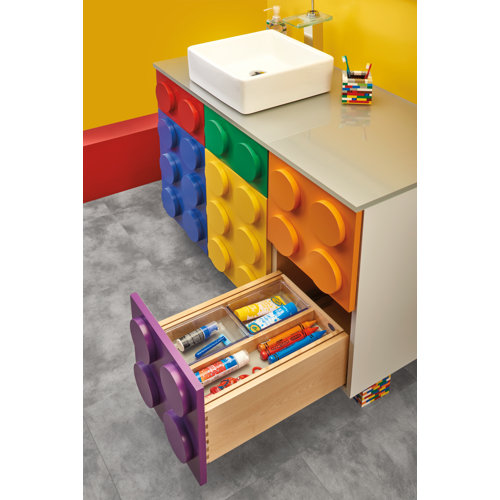 Rev-A-Shelf Wood Vanity Cabinet Replacement Two Tier Drawer System with ...