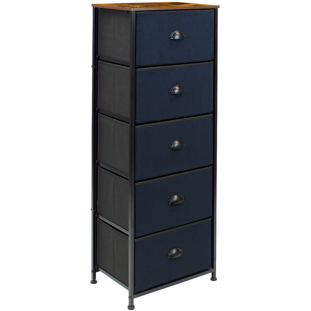 Sorbus Dresser W/ 5 Drawers - Furniture Tall Storage Organizer Unit For ...