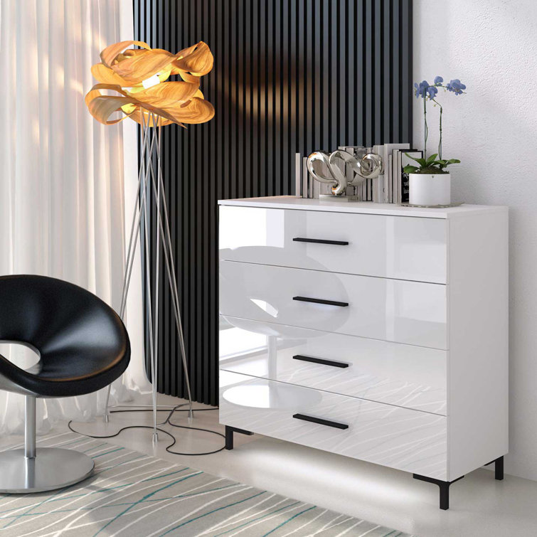 Ivy Bronx Varonique 4 Drawer 95cm W Chest Of Drawers | Wayfair.co.uk