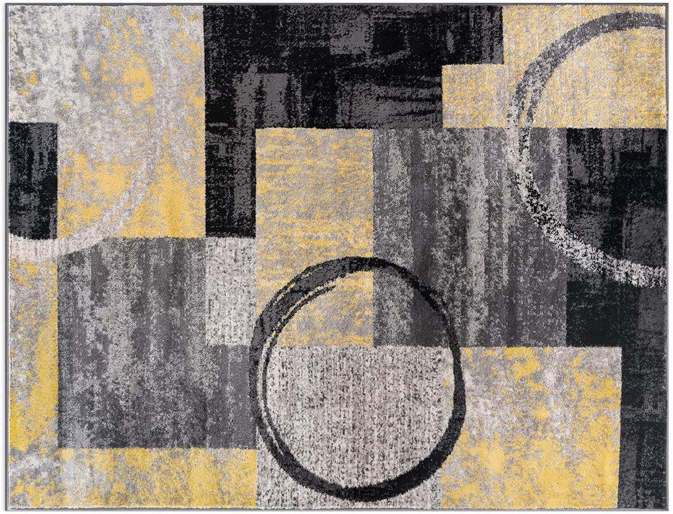 Orren Ellis Kelsen Synthetic Geometric Indoor Rug - Wayfair Canada