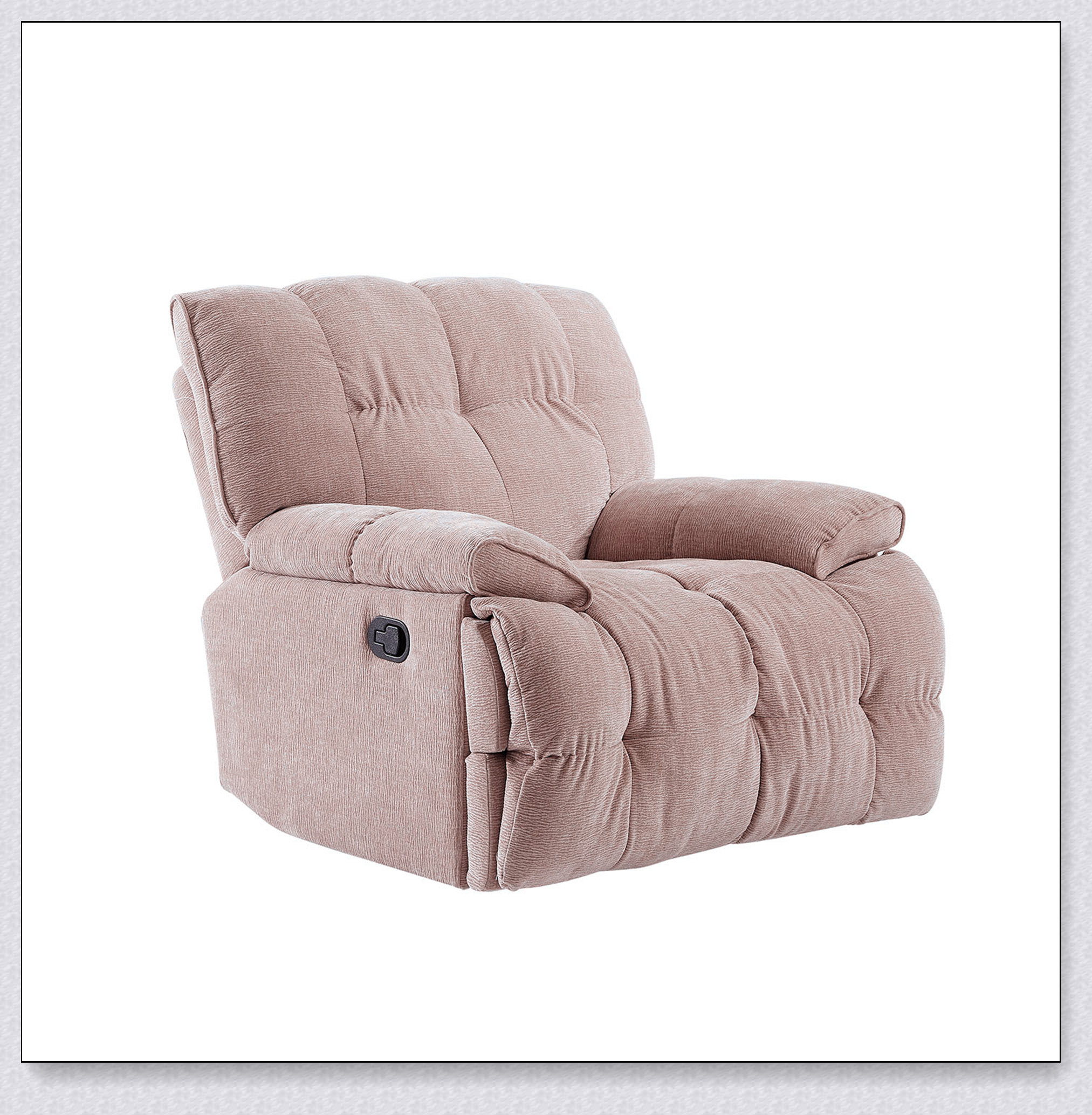 Hokku Designs Ergonomic Glider 360 Degree Swivel Chair, Overstuffed ...