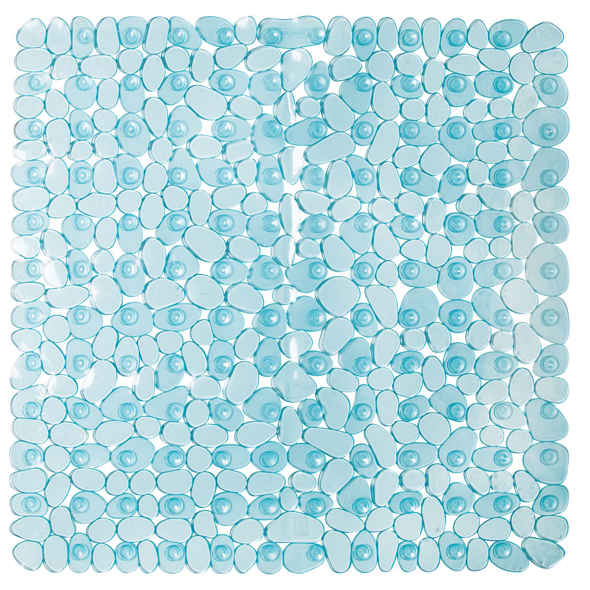 iDesign Pebblz Plastic Suction Non-Slip Bath Mat for Shower, Bathtub ...